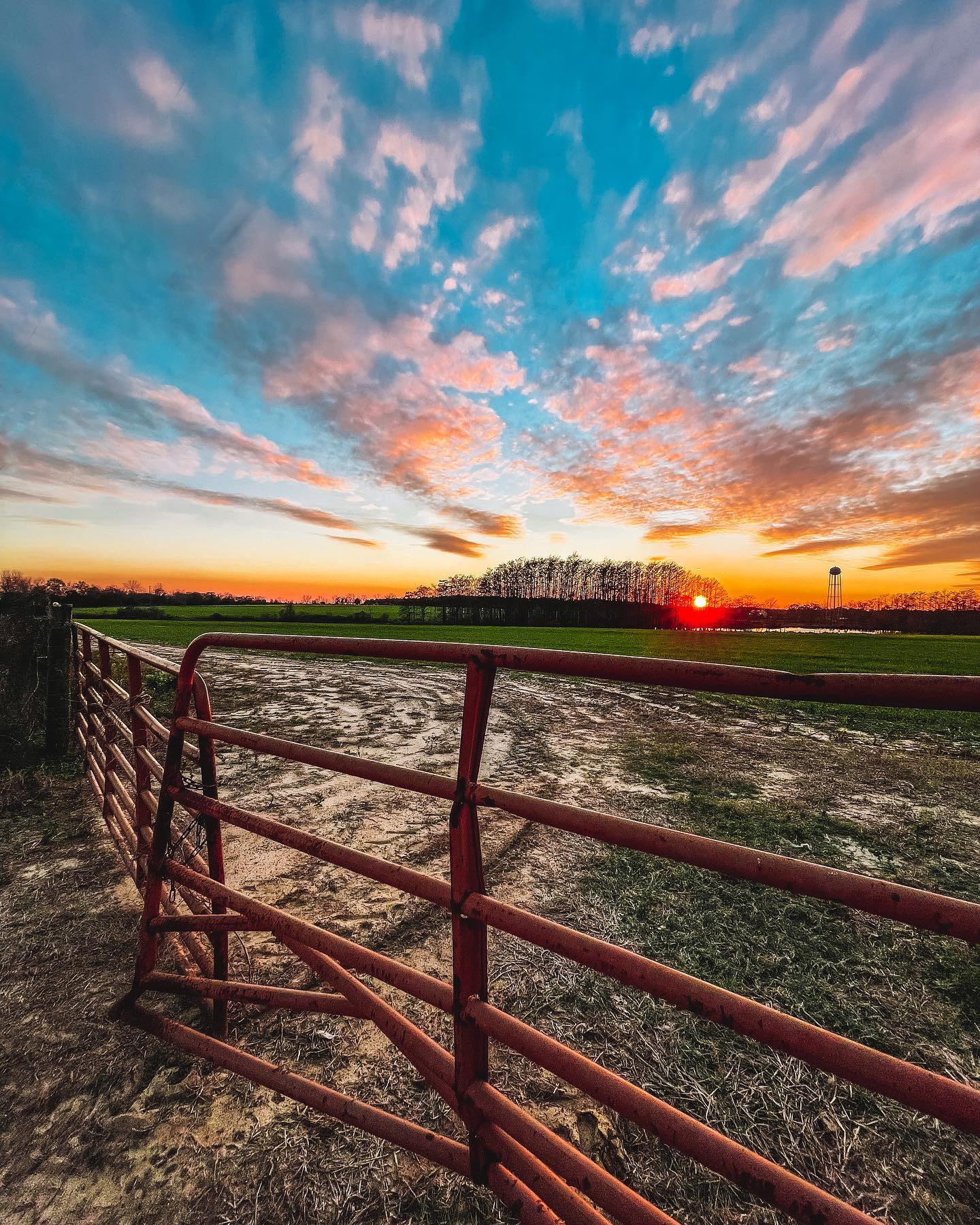 Sycamore Watertower Sunset - Turner County Project