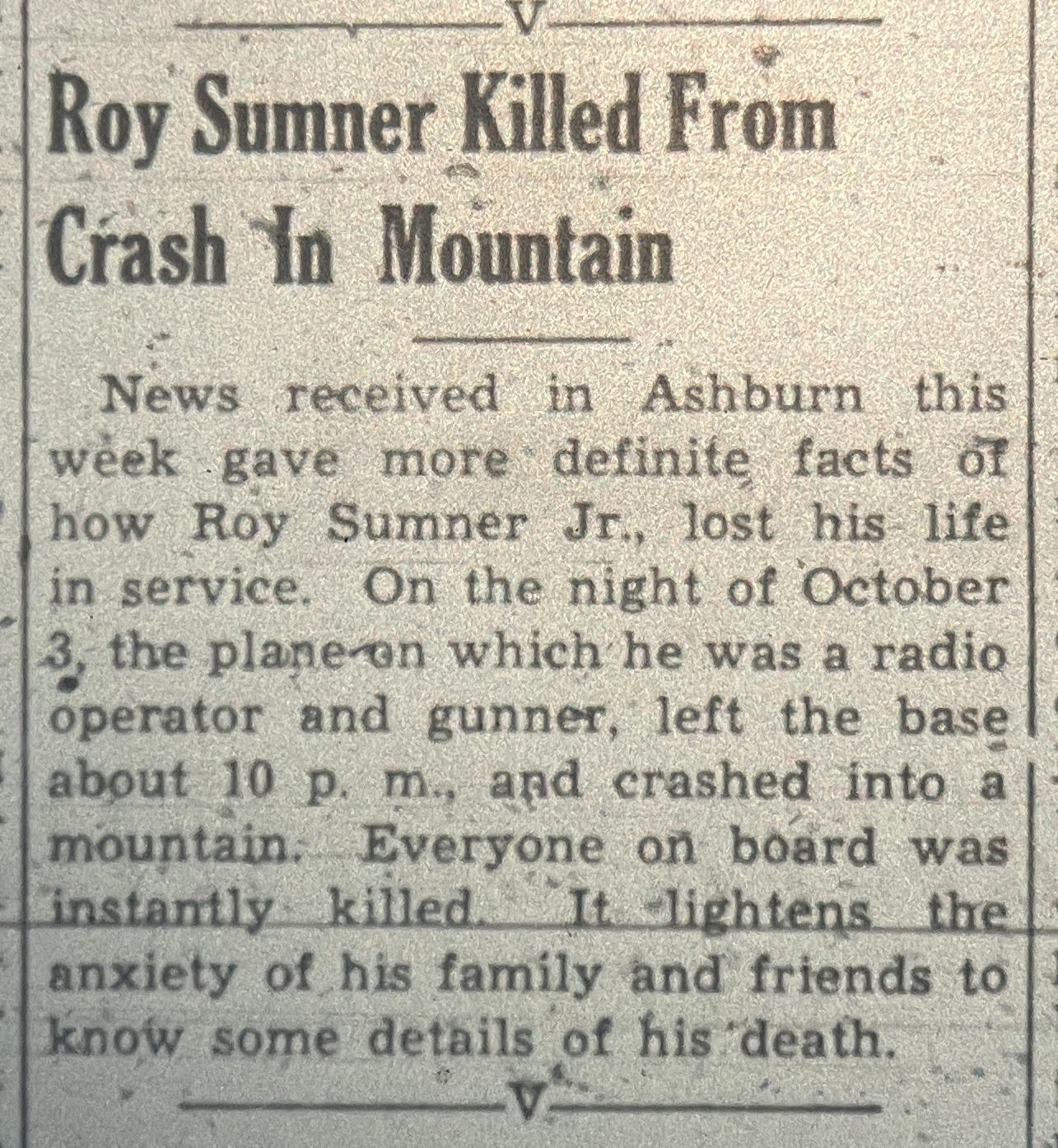 Remembering Roy Sumner Jr.