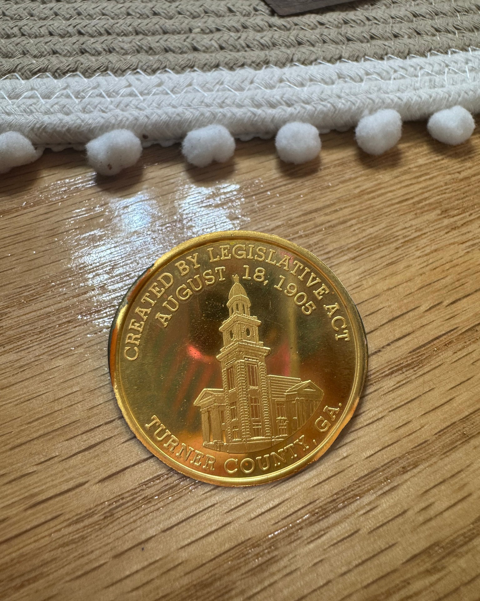 75th Anniversary Turner County Coin